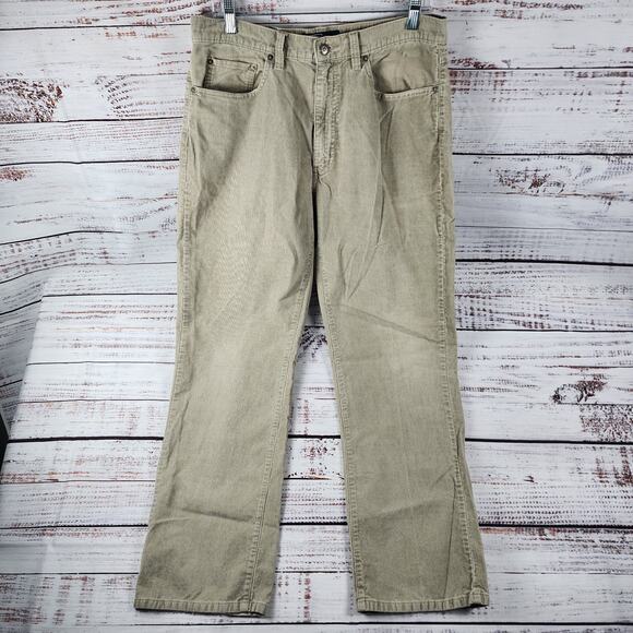 Polo Ralph Lauren | Pants | Vintage Polo Ralph Lauren Corduroy Pants 34x3 Beige 90s Classic Fit ...